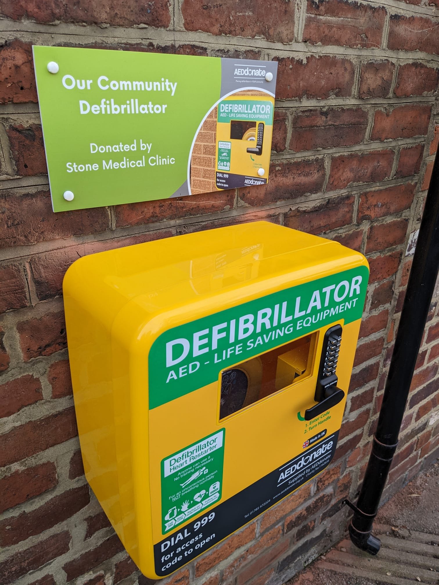 Defib Arrival | Stone Medical Clinic